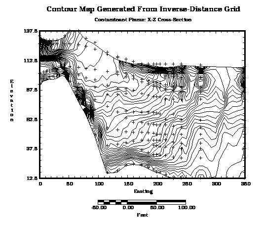 figure 10 . 22 this map shows a contour map of a gridded data the ...